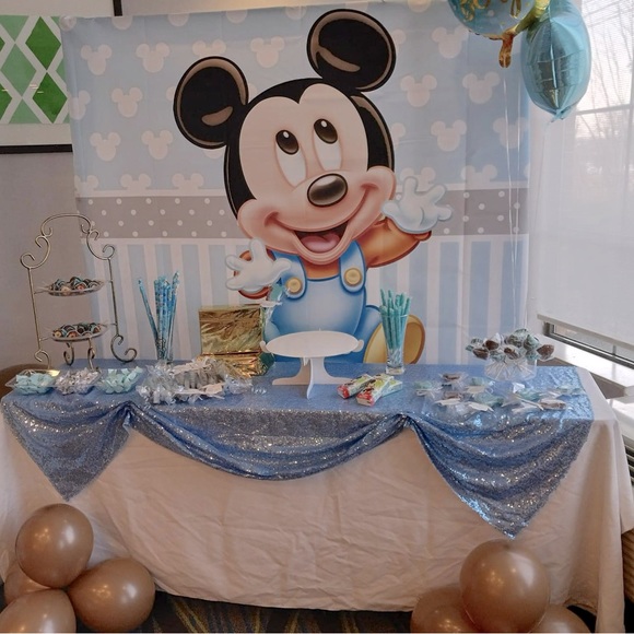 Party Supplies | Mickey Mouse Backdrops | Poshmark